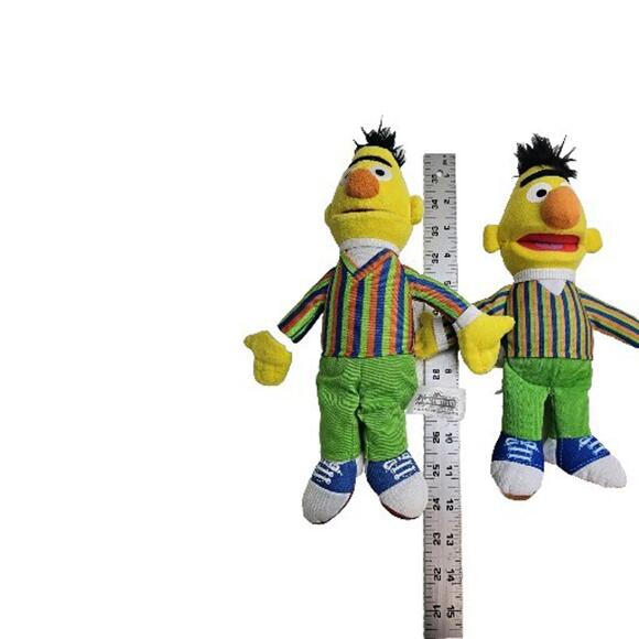 Hasbro | Toys | 22 Hasbro Sesame Street Bert Plush Muppets Collectible ...